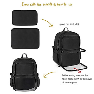 STEAMEDBUN Ita Bag Backpack with insert Pin Display Backpack for School Anime Cosplay