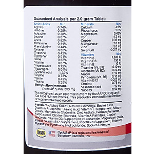 COMFORT Geriatric Supplement for Dogs, 100 Count, Contains MSM, Superoxide Dismutase, Ester-C, 19 Vitamins and Minerals & 18 Amino Acids, Made in The USA