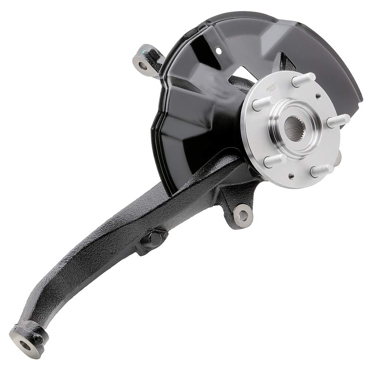 [1-Pack] 698-409 Front Left (Driver) Side Wheel Hub Bearing Steering Knuckle Assembly Kit Compatible with 2006-2012 Ford Fusion, [Lincoln] 2007-2012 MKZ, 2006 Zephyr, 2006-2011 Mercury Milan