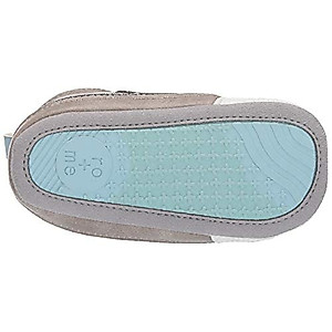 RO + ME Baby Boys Crib Shoe, Parker Grey, 12 Months-18 Months Infant