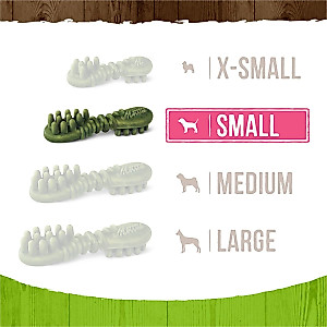 Merrick Fresh Kisses Natural Dental Chews Infused With Coconut And Botanical Oils For Small Dogs 15-25 Lbs - 9 ct. Bag