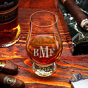 Personalized Glencairn Whiskey Gift Set with Box