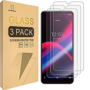 Mr.Shield [3-Pack] Designed For T-Mobile REVVL 4 [Tempered Glass] [Japan Glass with 9H Hardness] Screen Protector with Lifetime Replacement
