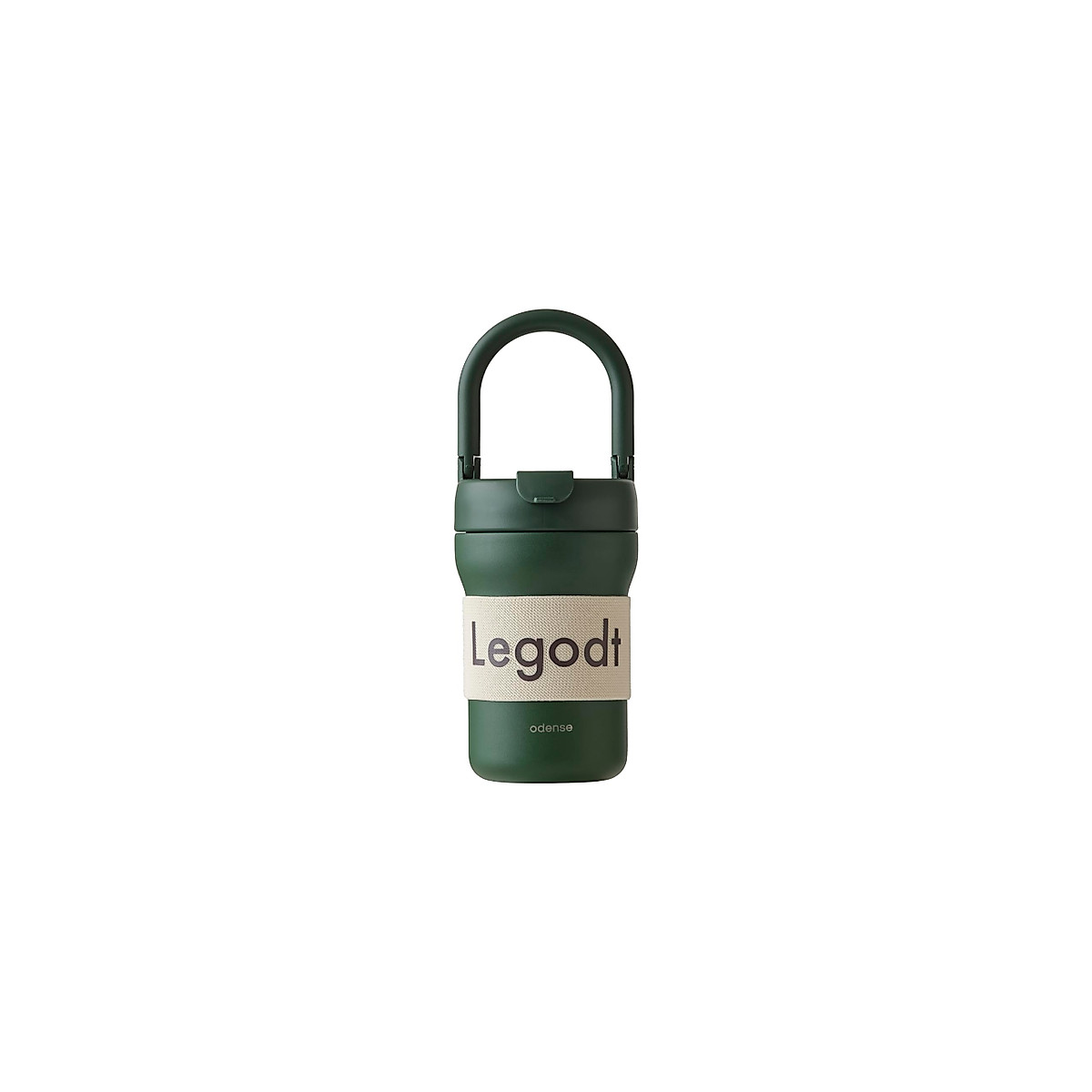 Odense Legodt 2 Way Tumbler 15.2oz with 2 in 1 Lid & Flexible Handle - Straw Available Insulated Travel Coffee Mug with Leak Proof - Double Stainless Steel Keeps Drinks Hot or Cold(Sweet Pumpkin)