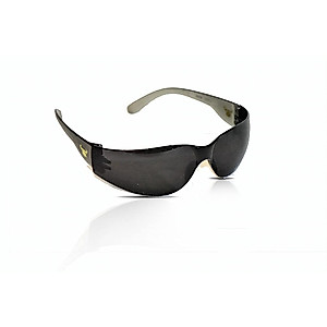 G & F Products 13017 EyePRO 12 pack Safety Glasses, safety goggles, Scratch, Impact, and Ballistic Resistant, smoke lens, 12 Pack