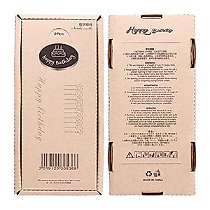 60th Birthday Candle, 3.11" Oversized 3D Diamond Shape Glitter Digital Cake Topper for Wedding Anniversary, Kids and Adult Party Celebrations, Birthday Themed Parties, Home Baking (Black )