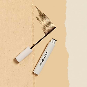 Honest Beauty Honestly Healthy Serum-Infused Lash Tint | Enhances + Conditions Lashes | Castor Oil, Red Clover Extract, Jojoba Esters | EWG Verified + Cruelty Free | Brown, 0.27 fl oz