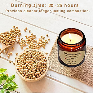 4 Pack Candles for Home Scented, 4 scents 4oz Aromatherapy Scented Candles Jar, 80 Hours Burn, All Natural Soy Wax Candle, Christmas Thanksgiving Mother's Day Birthday Gifts Set