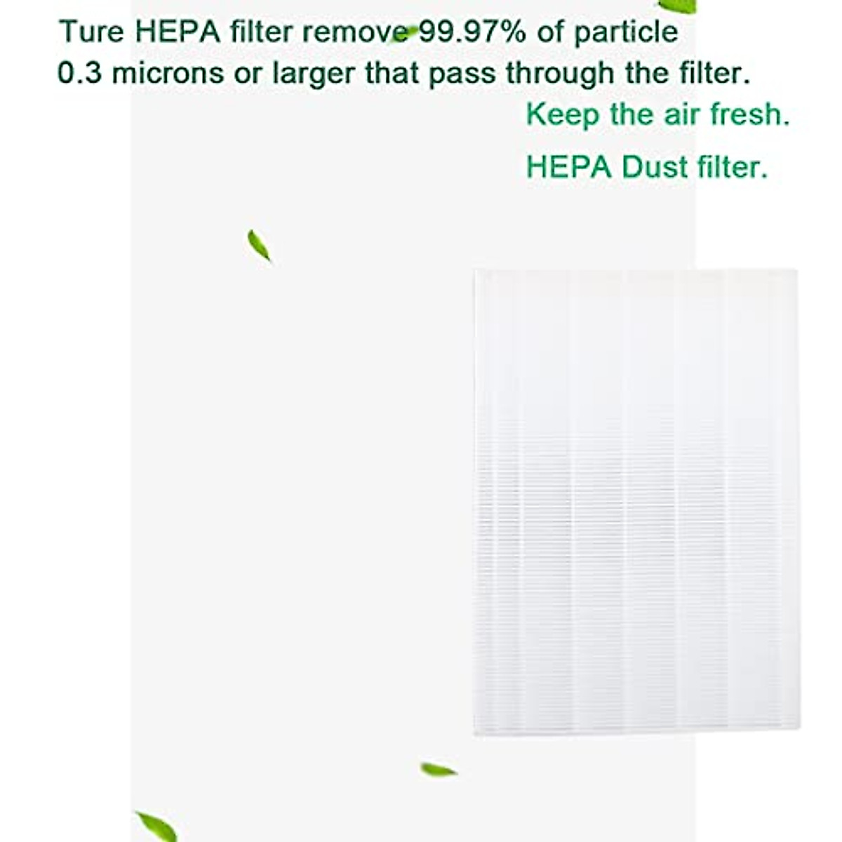 XINXUANNENG - 116130 Replacement Filter H Compatible with Winix 5500-2 Air Purifier，True Hepa Filter 3 Pack Only