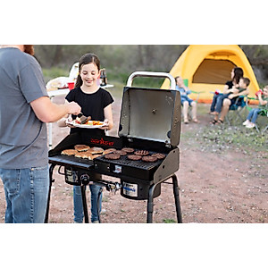 Camp Chef Tailgater Combo - Includes Explorer Two-Burner Camp Stove, Professional Grill Box & Professional Flat Top Griddle - Perfect for Tailgating, Camping & More