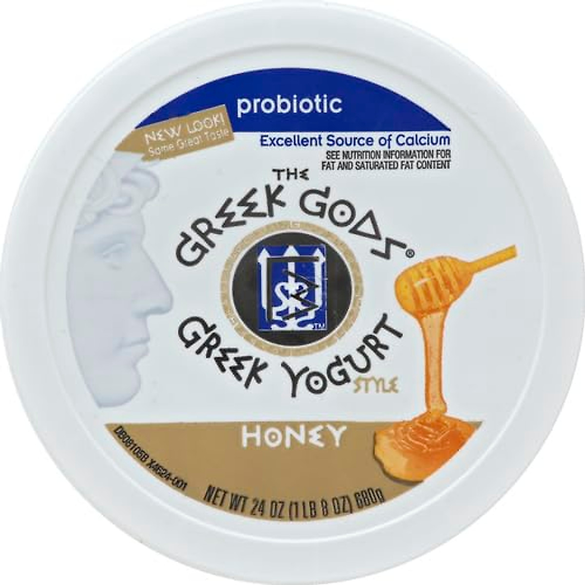 The Greek Gods Greek Yogurt, Honey, 24 oz