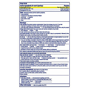 Vicks DayQuil Cold & Flu Medicine, Non-Drowsy Powerful Multi-Symptom Daytime Relief For Headache, Fever, Sore Throat, Minor Aches And Pains, Nasal Congestion, Sinus Pressure and Cough, 24 Liquicaps