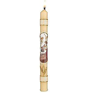 First Holy Communion Taper Candlestick Keepsake Gift for Boys, 9 3/4 Inches