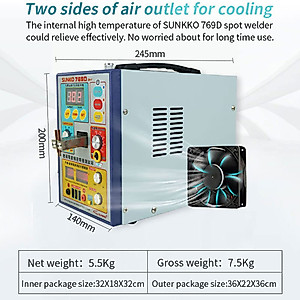 769D spot welder 3.2KW induction delay touch welding machine small 18650 lithium battery spot welding machine,for Welding Lithium-ion Battery Pack,110V-220V