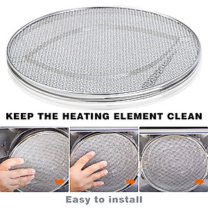 Stainless Steel Splatter Shield for FG551 Foodi, Accessories for Reusable Foodi Smart XL 6-in-1 Indoor Grill, Foodi Smart XL Accessories, Foodi Grill Air Fryer Accessories, Dishwasher safe