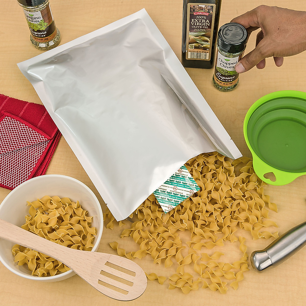 Dry-Packs 30-1 Gallon Mylar Bags & Oxygen Absorbers for Dried Food & Long Term Storage by Dry-Packs®!
