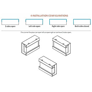 Amantii 60-TRU-View-XL Electric Fireplace