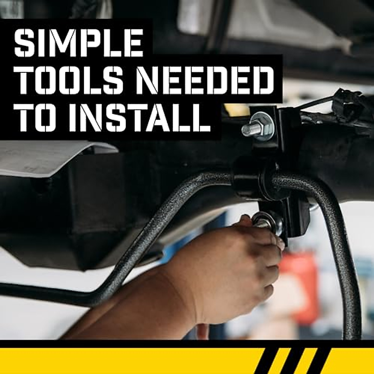 Hellwig 7743 Solid, Heat Treated Chromoly, 1" Rear Sway Bar