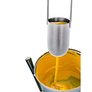 HFBTE Zahn Cup Viscosity Measuring Cup #5 Dip Type 44ml for Very Viscous Fluid and Mixture