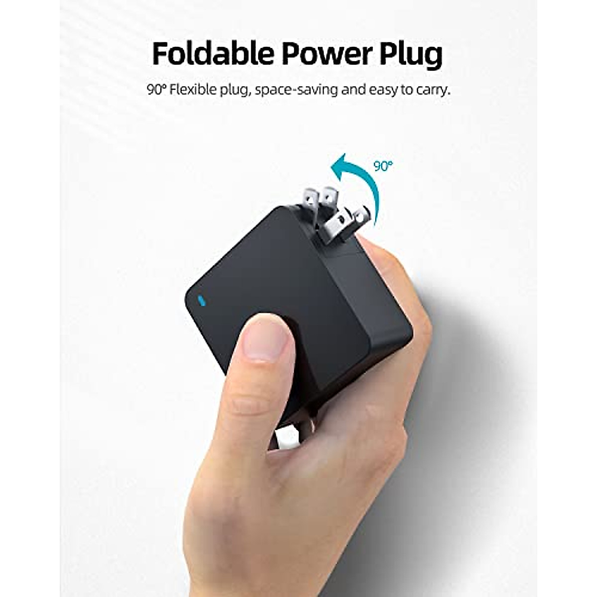 Charger for Lenovo Laptop, Ideapad 3 330 320 310 330S S340 S145, (Safety Certified by UL), 65W 45W, Foldable Plug, Power Indicator, 7.5Ft Cable