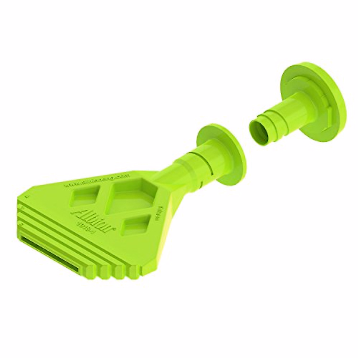 Albion Engineering Company 1018-G01 Ribbon Bead Nozzle for Dispensing Vapor and Air Barrier Sealants, Adjustable, 1/8" Thick x 2" to 4" Wide, Bright Green