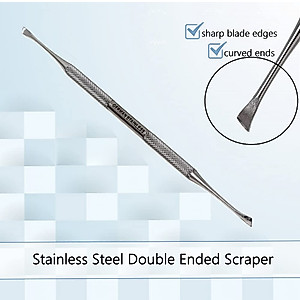 15 Pcs Oral Hygiene Kit Plaque Remover Professional Dental Picks Set Double & Single Ended Picks + Scraper, Mouth Mirror & Tweezers for Gum Care Cleaning Set Stainless Steel with Carrying Case