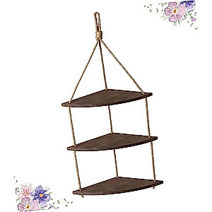 GRIRIW 1pc Storage Shelves Storage Shelfs Storage Stand Light Brown Storage Racks