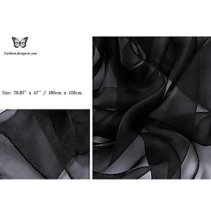 K-Elewon Solid Color Silk Feeling Scarf Fashion Scarves Wrap Long Lightweight Shawls for Women H01-01