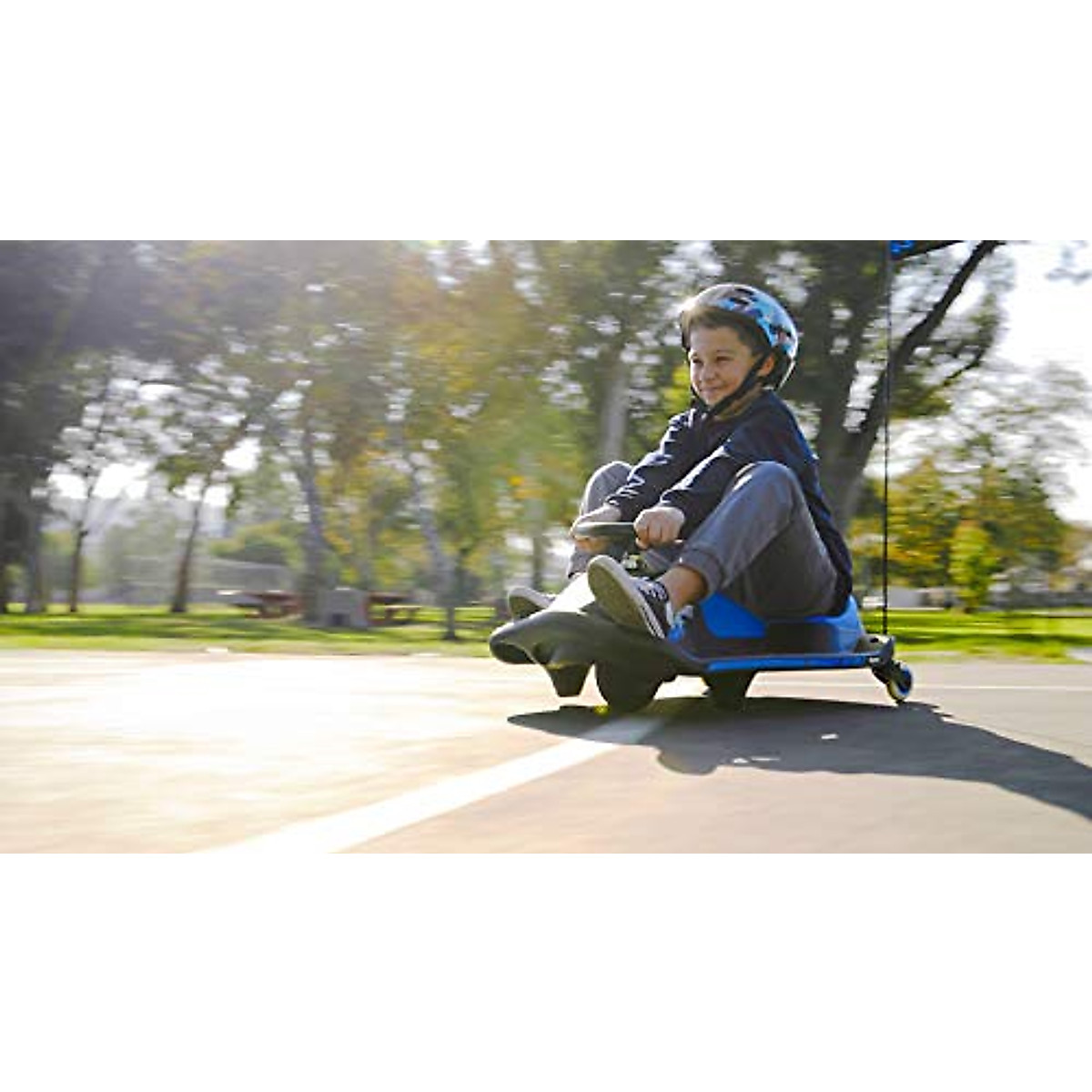Razor Crazy Cart - 24V Electric Drifting Go Kart - Variable Speed, Up to 12 mph, Drift Bar & Crazy Cart Shift - High/Low Speed Switch and Simplified Drifting System