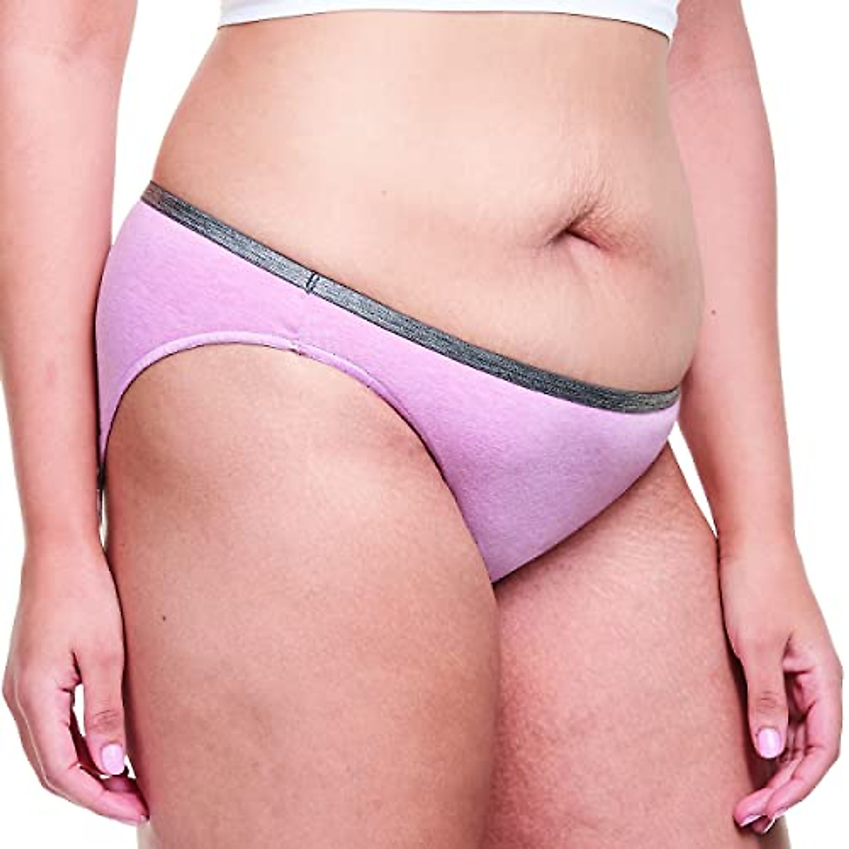 Hanes Women's Stretch Panties, Moisture-Wicking Cotton Underwear, 10-Pack (Colors May Vary), Multicolor, 8