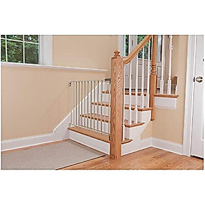 Sliding Metal Safety Gate - White, 40" to 64"