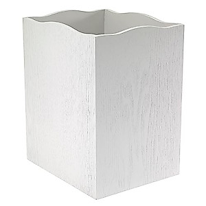 Avanti Linens - Waste Basket, Decorative Trash Can, Beach Inspired Bathroom Accessories (Seaglass Collection)