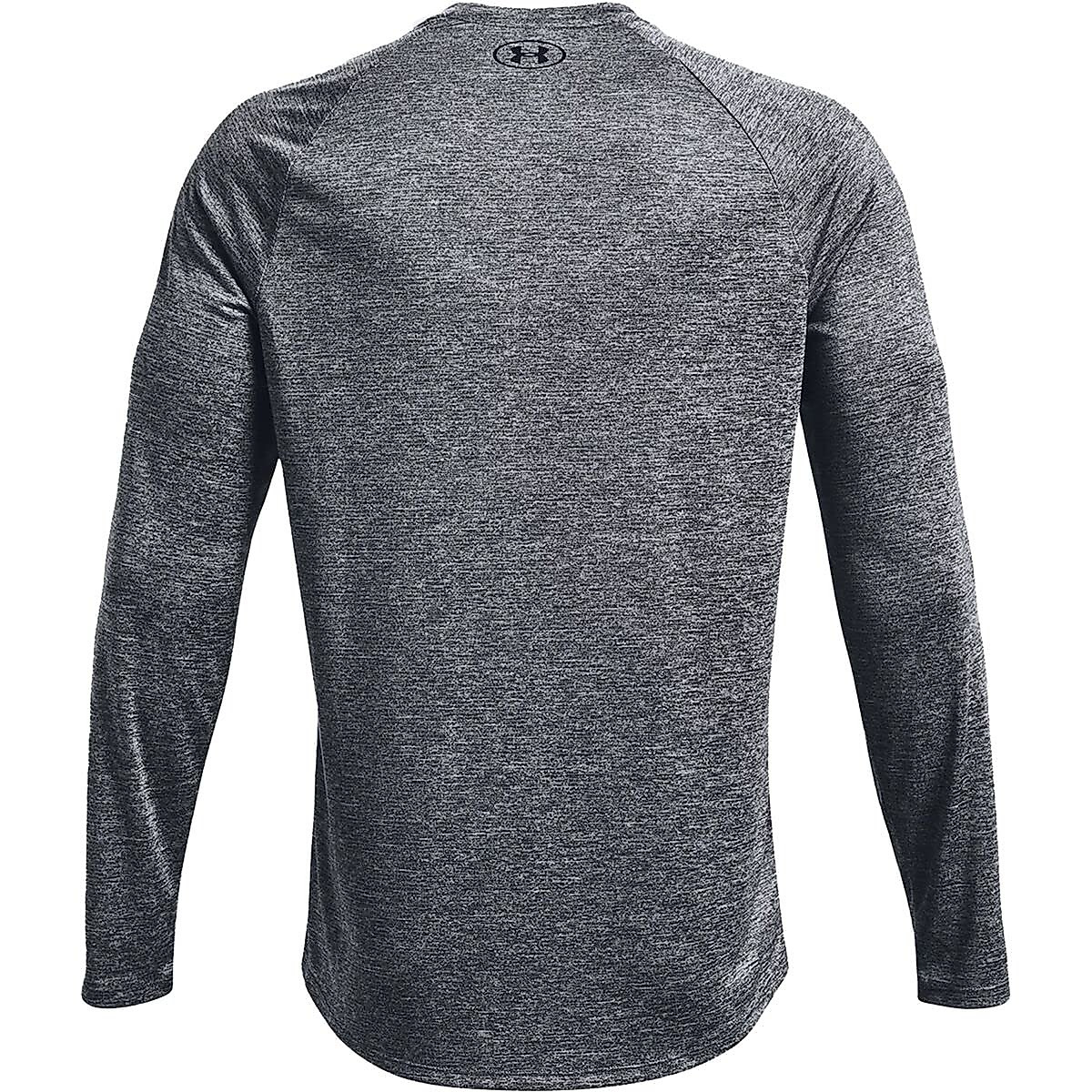 Under Armour Men's Tech 2.0 Long-Sleeve T-Shirt , Pitch Gray (012)/Black , Medium