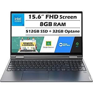 Lenovo Yoga C740 2-in-1 Laptop (2021 Latest Model), 15.6” FHD Touchscreen, Intel Core i5-10210U Processor, 8GB RAM, 512GB SSD + 32GB Optane, Backlit Keyboard, Fingerprint Reader, Windows 10 + Nly MP
