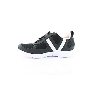 Vionic Women's Brisk Maren Leisure Sneakers - Supportive Walking Shoes That Include Three-Zone Comfort with Orthotic Insole Arch Support, Medium and Wide Fit Black 7 Medium US