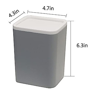 Besli Set of 4 Countertop Trash Can Mini Desktop Wastebasket
