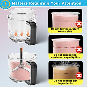 For Ninja Creami Pints and Lids - 4 Pack, Compatible with Ninja NC301, NC300, NC299AMZ Series Ice Cream Makers, 16 OZ for Ninja Creami Containers Dishwasher Safe (Blue Green Pink Yellow)