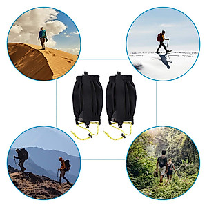 Demeras Snow Boot Leggings Waterproof Gaiters Snow Leg Gaiters Legging Gaiters Covers for Climbing Hunting Cycling