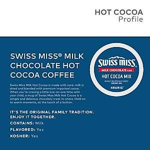 Swiss Miss Milk Chocolate Hot Cocoa, Keurig Single-Serve Hot Chocolate K-Cup Pods, 28 Count