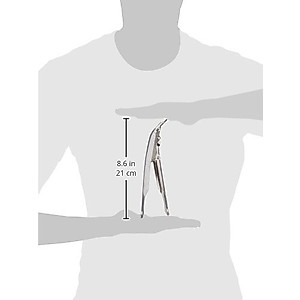 New Star Foodservice 50479 Deep Pizza Tray Pan Gripper Holder, 8", Silver