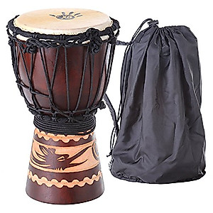 X8 Drums Djembe African Hand Drum, inch (X8-DJ-Kali-XS)