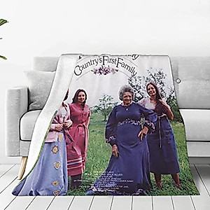Flannel Blanket The Carter Family Soft Lightweight Throw Blanket Warm Durable Sofa Couch Decor Beding 50"X40"