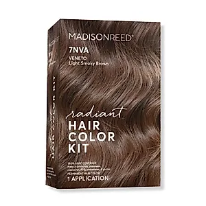 Madison Reed Radiant Hair Color Kit, Light Smoky Brown for 100% Gray Coverage, Ammonia-Free, 7NVA Veneto Light Brown, Permanent Hair Dye, Pack of 1