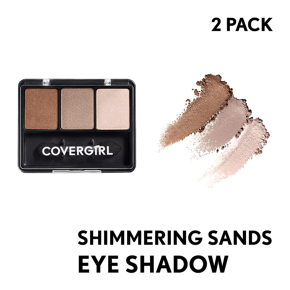 COVERGIRL Eye Enhancers 3-kit Eye Shadow, Shimmering Sands, 2 Count