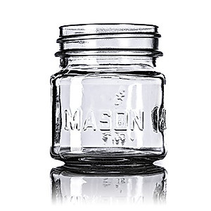 8 oz Mason Jars with 1 piece lids (12-Count) Food-Grade Safe, Versatile