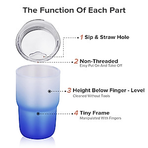 FASTSUB 20 OZ Glitter Sublimation Tumblers 24 Pack and 3 OZ Sublimation Shot Glasses 6 Pack