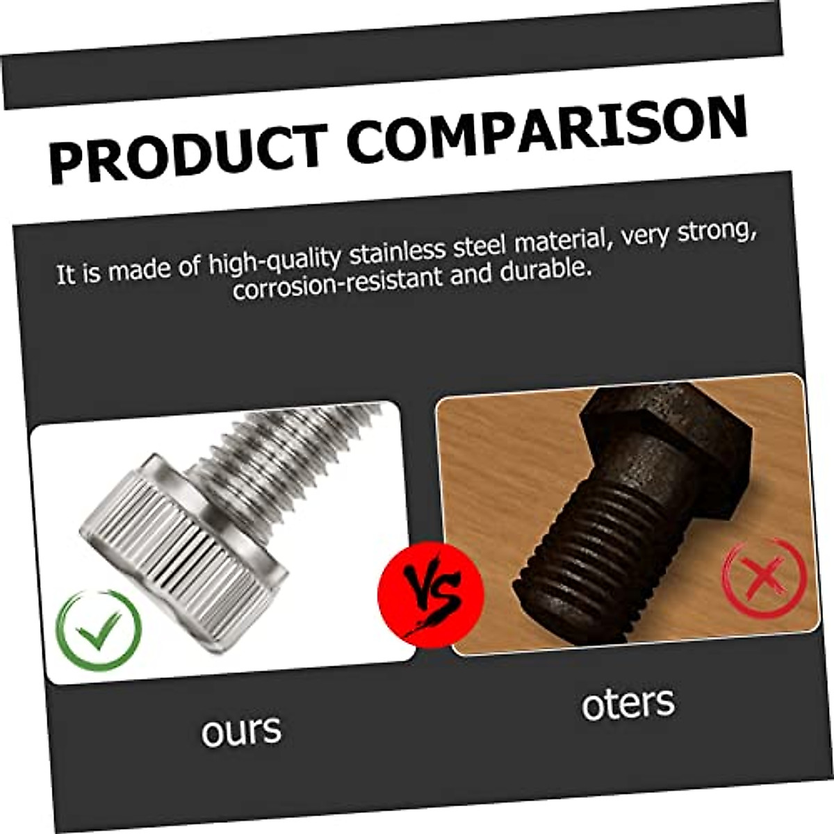 ULTECHNOVO 50pcs Screw Hex Nut Sleeve Anchor Hex Bolt Replacement Nylon Lock Nuts Hex Head Bolts Self Clinching Nut Carriage Head Flange Nuts Metal Fastener Stainless Steel Component Electric