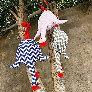 Chanshi Chicken Garbage Bag Storage Holder, Chicken Grocery Bag Holder for Organization, Creative Hanging Storage Pouch Household