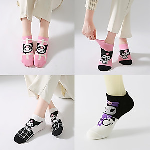 Anime Cosplay Socks Cartoon Cosplay 5pcs/Set Women Girls Socks Anime Merch (kuluomi Socks)¡­