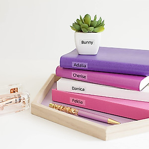 Compatible with Dymo Plastic Label Tape, Replacement for Dymo Letratag Label Refills 12mm x 4m 1/2 x 13 Color Tape 91331 91330 16952 Work for Dymo Letra Tag LT-100H LT-100T QX50